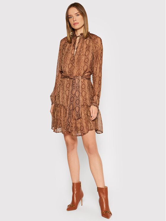 Guess Haljina za svaki dan Veronica W1BK14 WDW52 Smeđa Regular Fit ...