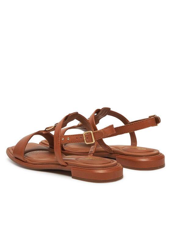 Clarks Sandały Ariany Sling 26181242 Brązowy | Modivo.pl