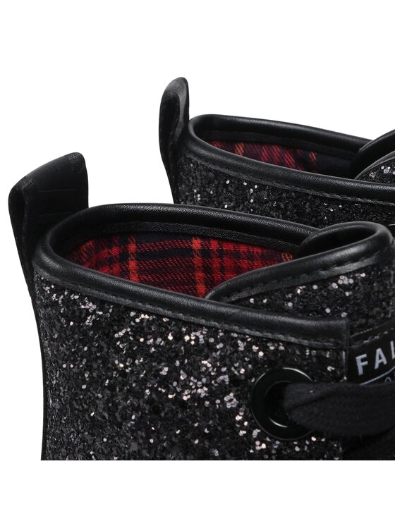 Buffalo Trapery Aspha Laceup Hi 1622144 Czarny | Modivo.pl