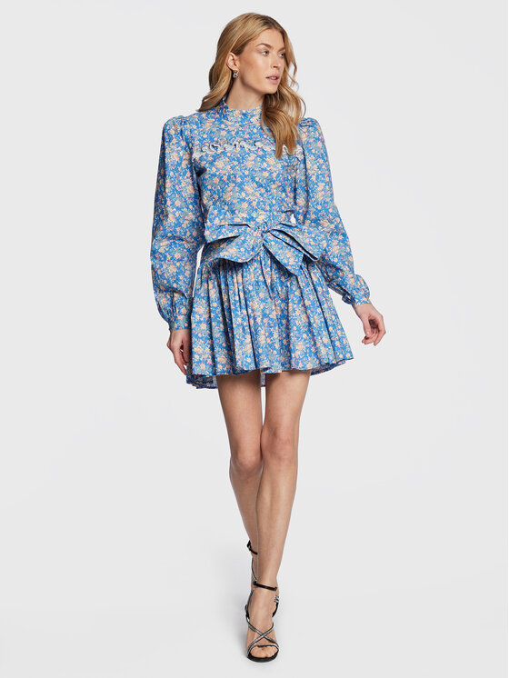 Custommade Cпідниця-міні Rhema 999376922 Голубий Regular Fit | Modivo.ua