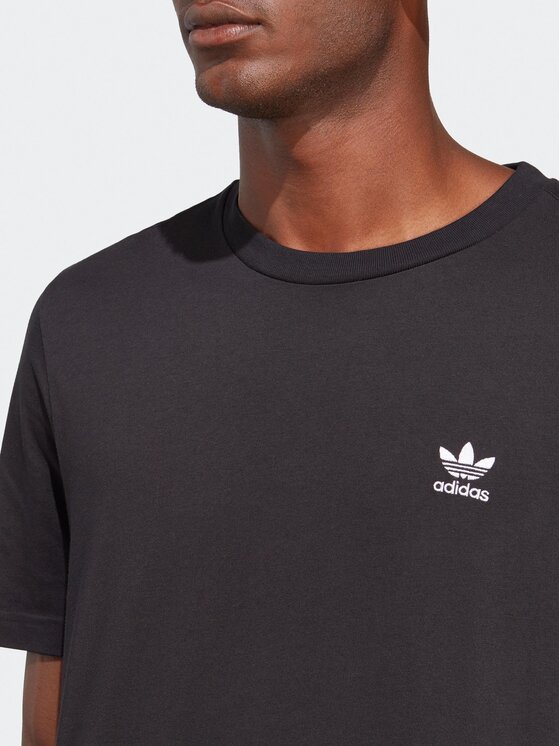 adidas T-Shirt Trefoil Essentials IA4873 Schwarz Regular Fit | Modivo.de