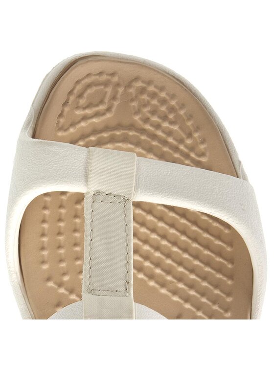 Crocs Klapki Cleo III Women 11216 Biały | Modivo.pl