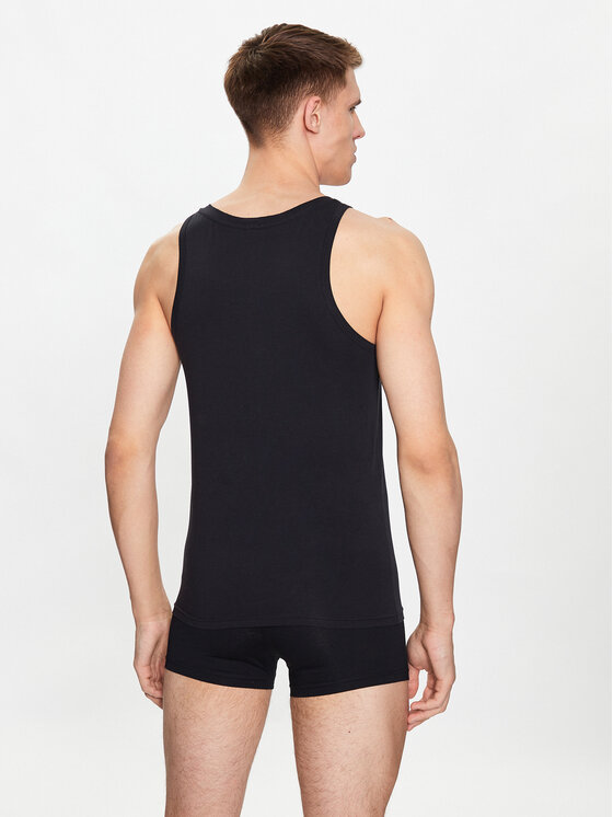 HOM Tank top 401332 Negru Regular Fit | Modivo.ro