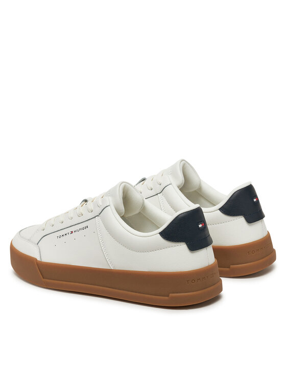 Tommy Hilfiger Tossud Th Court Mix Lth FM0FM05489 Valge | Modivo.ee