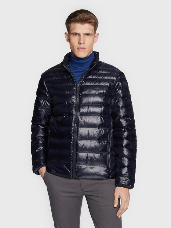 Polo Ralph Lauren Μπουφάν μεταβατικό 710877572001 Σκούρο μπλε Regular ...