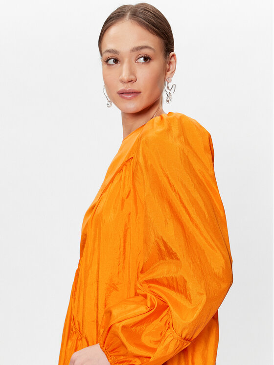 Gestuz Sukienka koktajlowa Hesla 10906964 Pomarańczowy Regular Fit ...