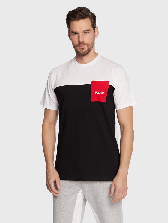 PROSTO. Тишърт KLASYK Pockes 1014 Бял Regular Fit | Modivo.bg