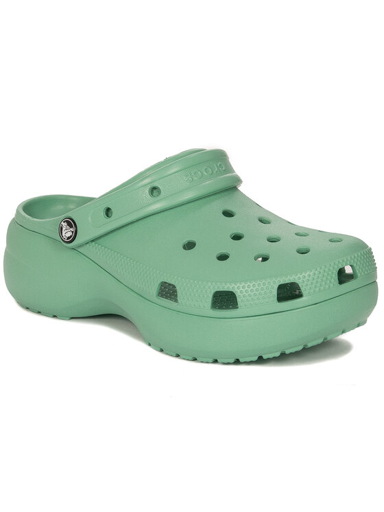 Crocs Klapki 206750-3UG Zielony | Modivo.pl