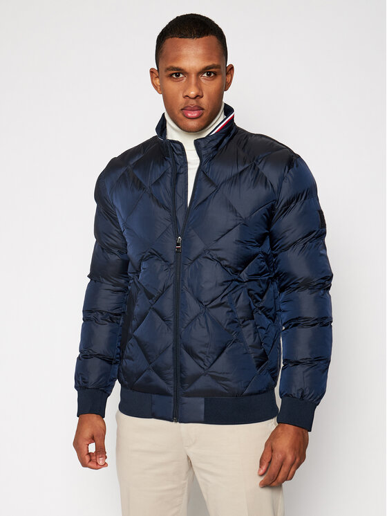 Tommy Hilfiger Pūkinė striukė Two Tones MW0MW14894 Tamsiai mėlyna ...