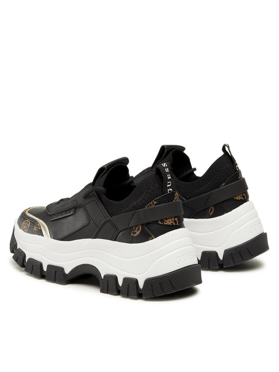 Guess Sneakersy Braydin FL8BYD SMF12 Czarny | Modivo.pl