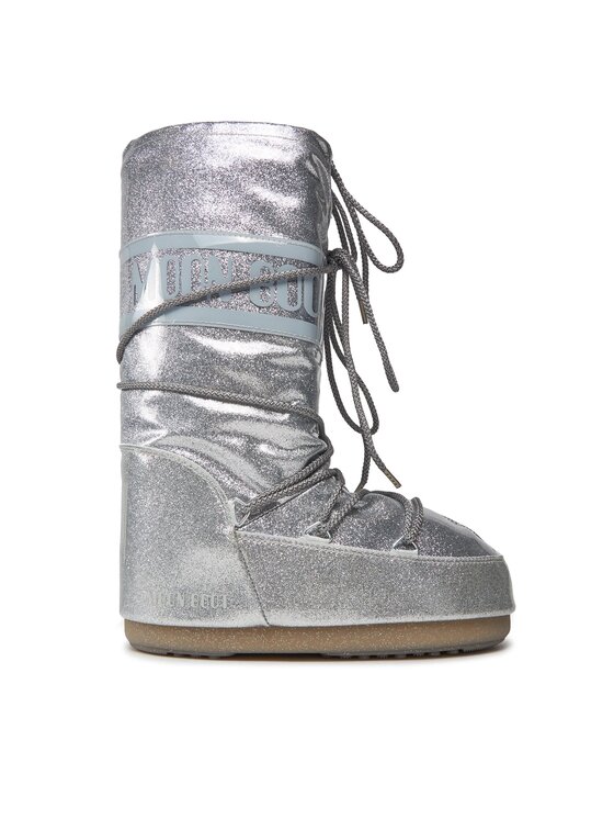 Moon Boot Cizme de zăpadă Glitter 14028500002 S Argintiu | Modivo.ro