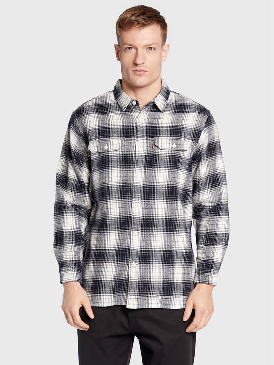 Levi's® Cămașă Jackson Worker 19573-0171 Gri Relaxed Fit | Modivo.ro
