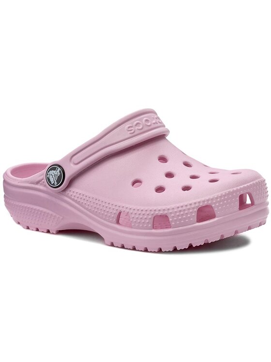 Crocs Klapki Classic Clog K 204536 Różowy | Modivo.pl