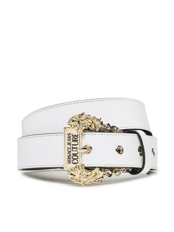 Versace Jeans Couture Pasek Damski 74VA6F01 Biały | Modivo.pl