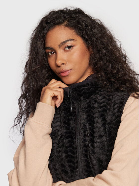 CMP Bezrękawnik 32P1966 Czarny Regular Fit | Modivo.pl