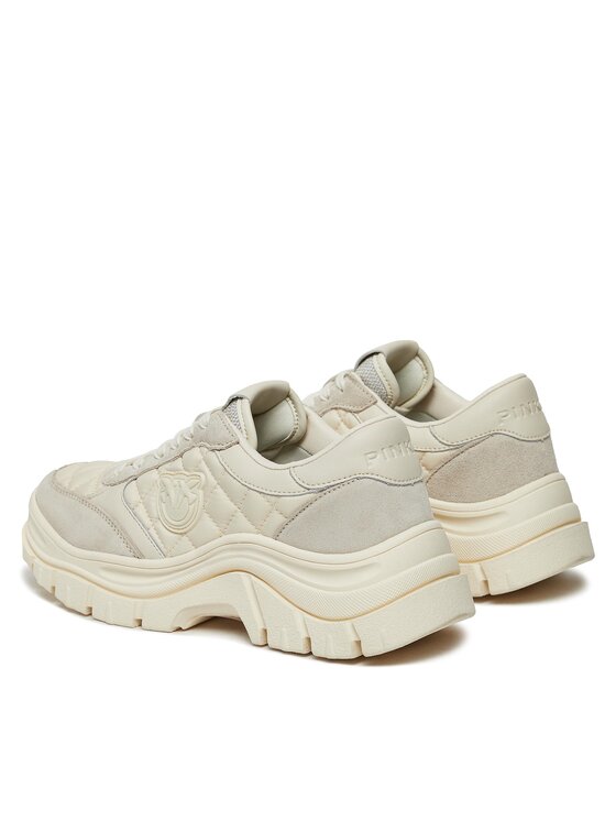 Pinko Sneakersy Memphis Sneaker AI 23-24 BLKS1 101620 A12L Écru | Modivo.pl