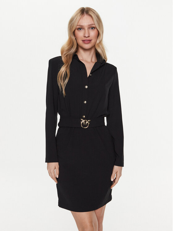 Pinko Sukienka koktajlowa Abile 100198 A0IL Czarny Regular Fit | Modivo.pl