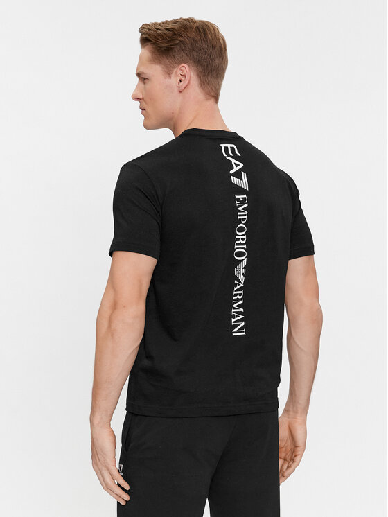 EA7 Emporio Armani T-Shirt 8NPT18 PJ02Z 1200 Schwarz Regular Fit | Modivo.de