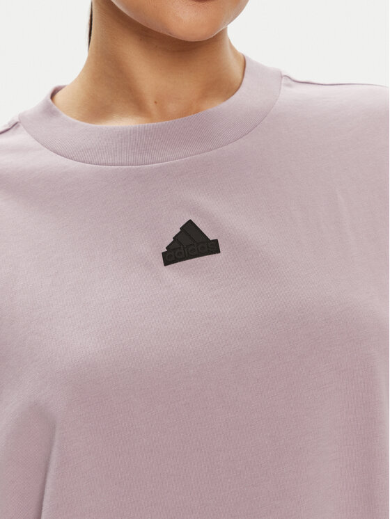 adidas Póló Future Icons 3-Stripes IS3613 Lila Loose Fit | Modivo.hu