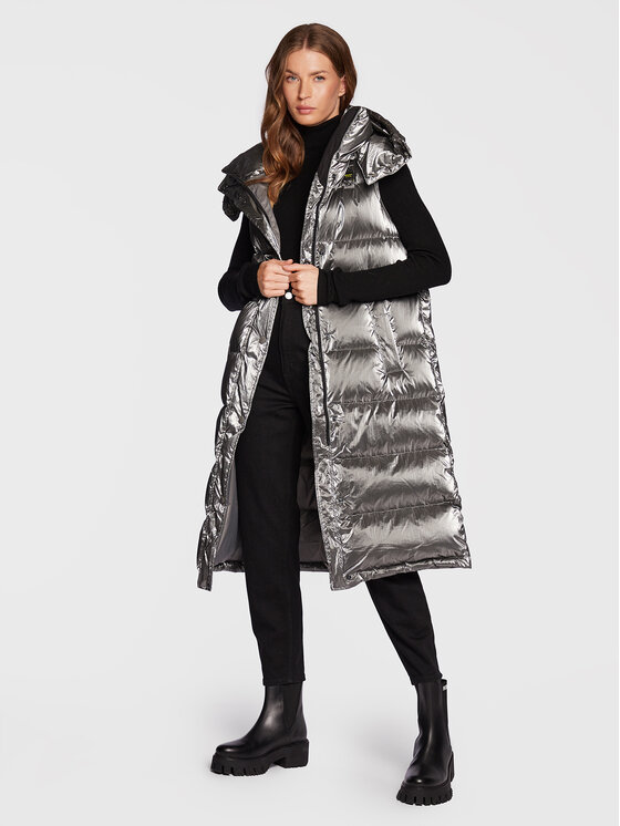 Blauer Prsluk Erika BLDX03024 006364 Srebrna Regular Fit | Modivo.hr