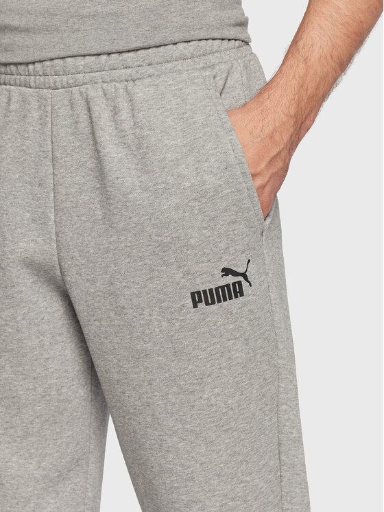 Puma Παντελόνι φόρμας Essentials Logo 586718 Γκρι Regular Fit | Modivo.gr