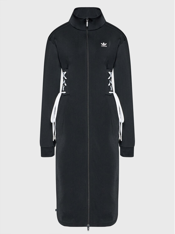 adidas Sukienka codzienna Always Original Laced HK5075 Czarny Relaxed ...