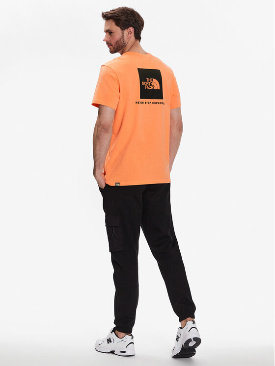 The North Face T-krekls Red Box NF0A2TX2 Oranžs Regular Fit | Modivo.lv