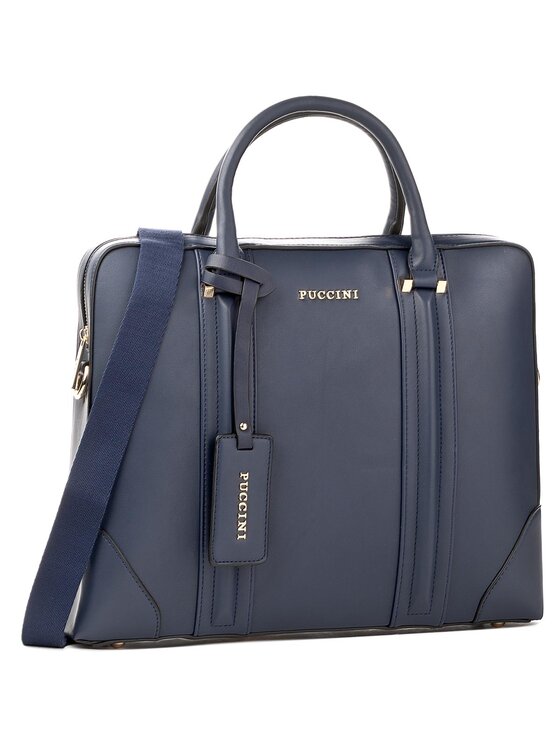 Puccini Torba na laptopa BC27461 Granatowy | Modivo.pl