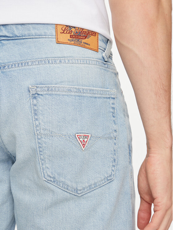 Guess Pantaloni scurți de blugi Sonny M4GD01 D5AZ2 Albastru Slim Fit ...