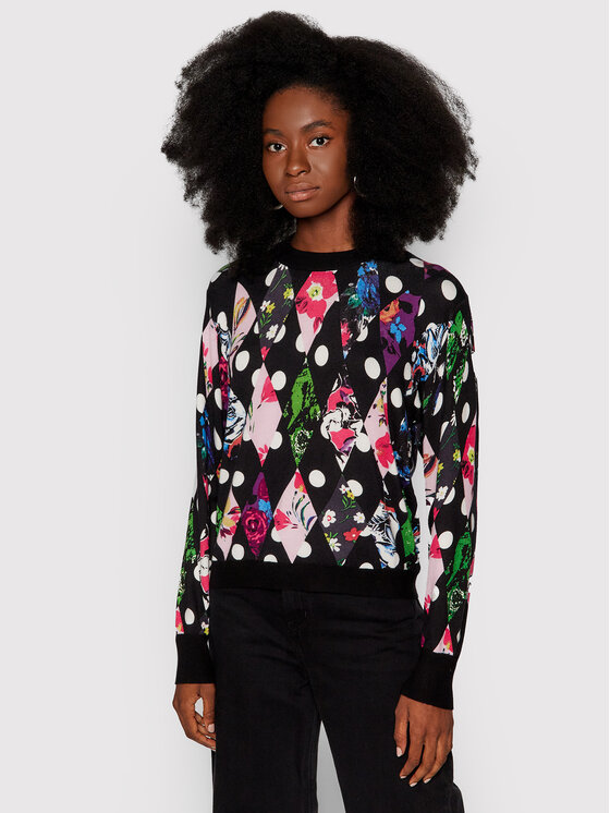 Desigual Pull Dublin 21WWJFAI Noir Regular Fit | Modivo.fr