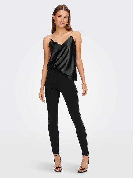 ONLY топ Susan 15277999 Черен Regular Fit | Modivo.bg