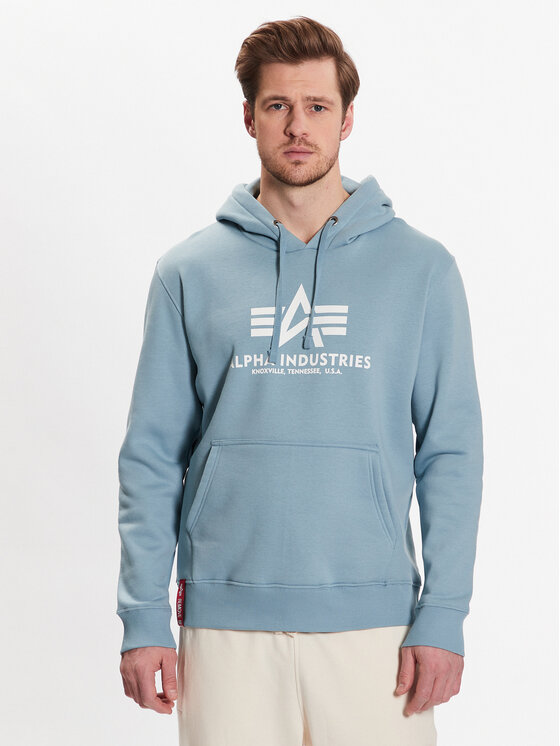 Alpha Industries Sweatshirt Basic 196318 Bleu Regular Fit | Modivo.fr