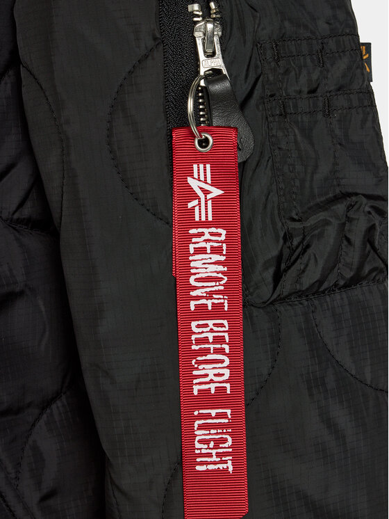 Alpha Industries Пухено яке MA-1 ALS Coat 108009 Черен Regular Fit ...