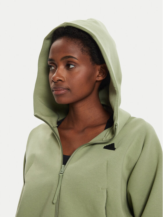 adidas Mikina Z.N.E. IW7752 Zelená Loose Fit | Modivo.cz