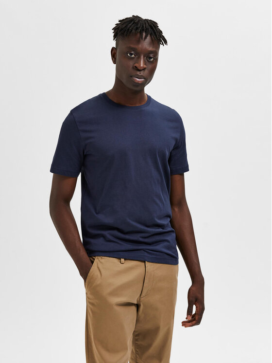 Selected Homme Комплект 3 тишърти Axel 16087854 Тъмносин Regular Fit ...
