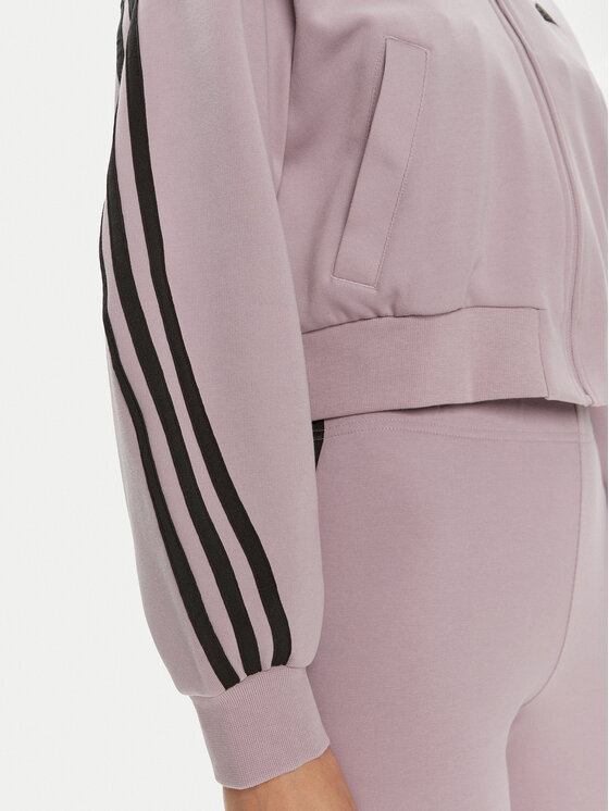 adidas Bluza Future Icons 3-Stripes IS3652 Fioletowy Loose Fit | Modivo.pl