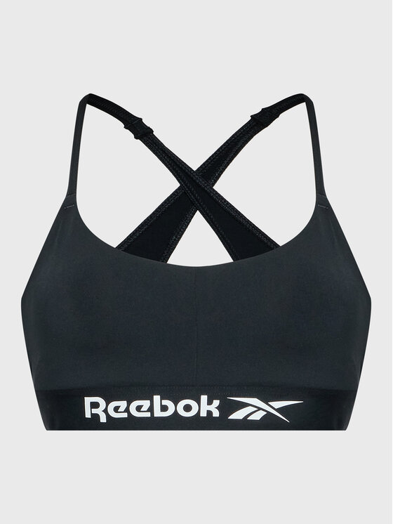 Reebok Biustonosz top Workout Ready Basic HI6887 Czarny | Modivo.pl