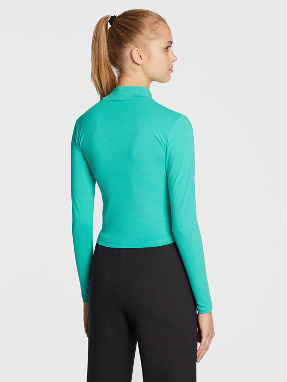 Fila Majica Tarsia FAW0248 Zelena Cropped Fit | Modivo.hr