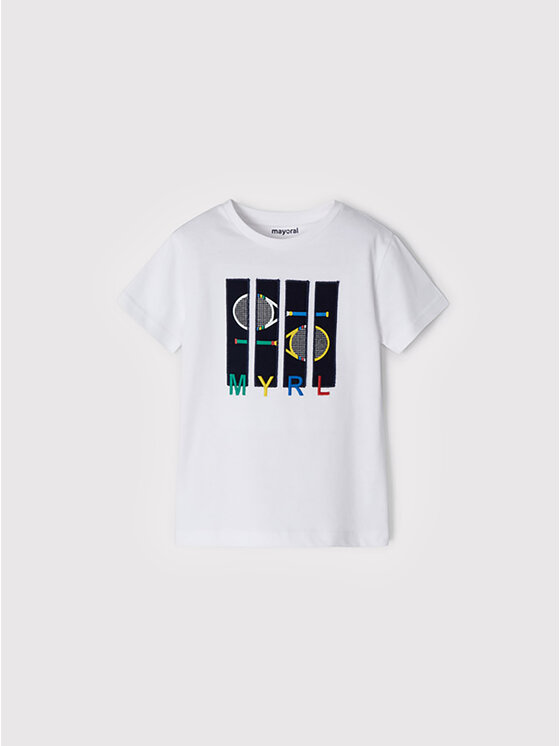 Mayoral T-Shirt 3017 Weiß Regular Fit | Modivo.de