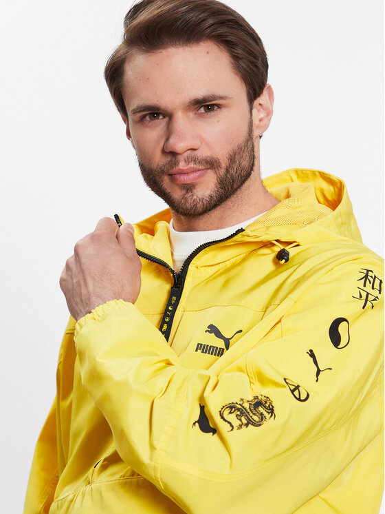 Puma Anoraka virsjaka STAPLE 539826 Dzeltens Relaxed Fit | Modivo.lv