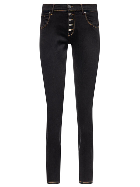 Tommy Hilfiger Jeans ZENDAYA WW0WW26248 Schwarz Regular Fit Modivo