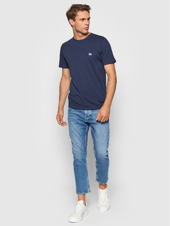 Lee Футболка Patch Logo L60UFQ35 112140348 Cиній Regular Fit | Modivo.ua