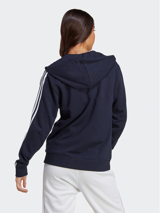 adidas Bluză Essentials 3-Stripes IC9918 Bleumarin Regular Fit | Modivo.ro