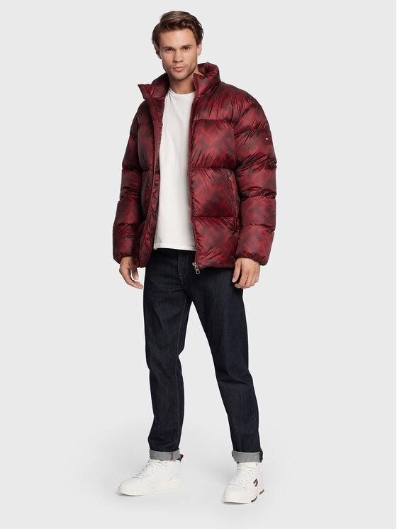 Tommy Hilfiger Dūnu jaka Zero Gravity Monogram MW0MW28736 Bordo Regular ...