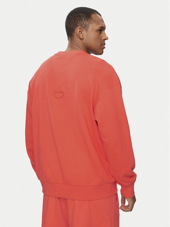 adidas Bluză Embroidered IS2037 Roșu Loose Fit | Modivo.ro