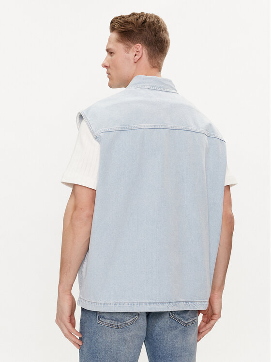 Calvin Klein Jeans Prsluk J30J325309 Plava Regular Fit | Modivo.hr