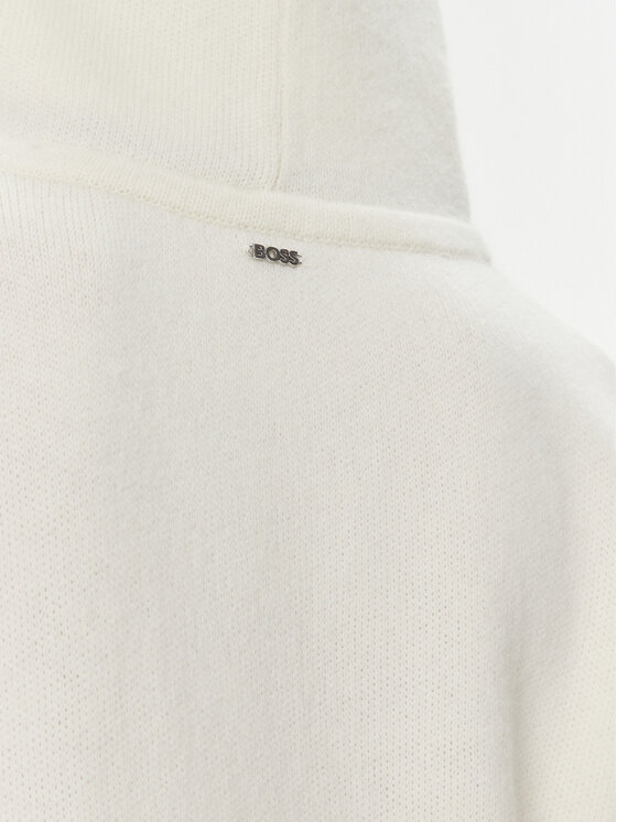 Boss Kleid für den Alltag Faila 50501641 Weiß Regular Fit | Modivo.de