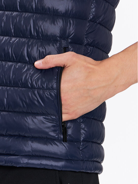 KARL LAGERFELD Kamizelka 505023 500590 Granatowy Regular Fit | Modivo.pl