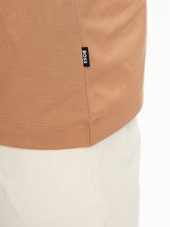Boss T-Shirt Thompson 01 50468347 Beige Regular Fit | Modivo.de