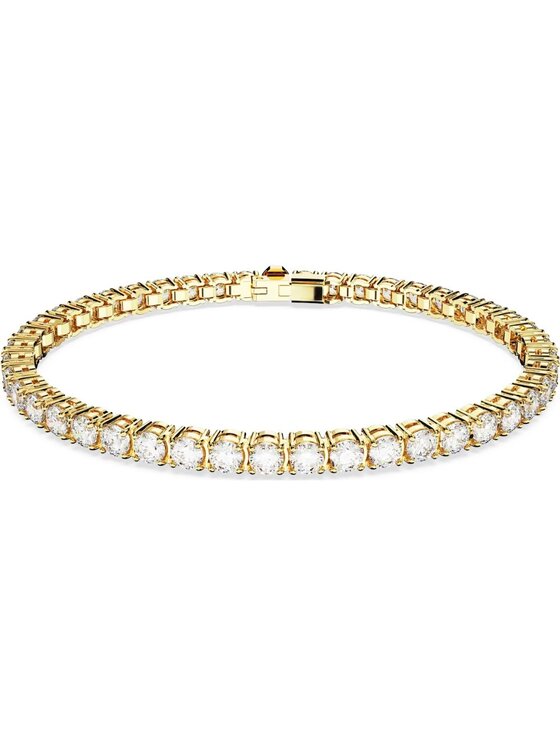Swarovski Bransoletka Matrix Tennis 5657664 Złoty | Modivo.pl